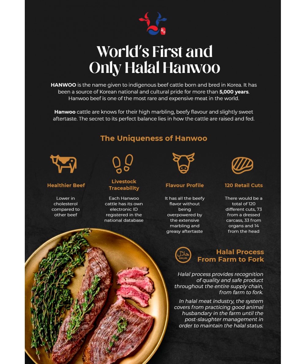 Hanwoo Striploin Halal Premium Beef-Lambocellar